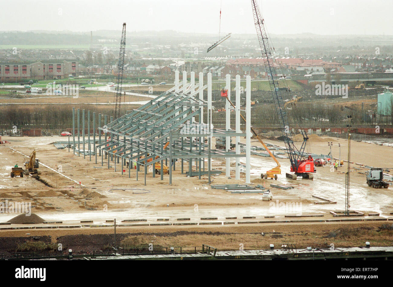 Middlesbrough Football Club. Middlehaven site of construction of new ...