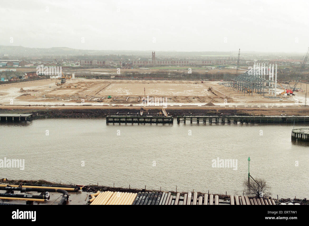 Middlesbrough Football Club. Middlehaven site of construction of new ...