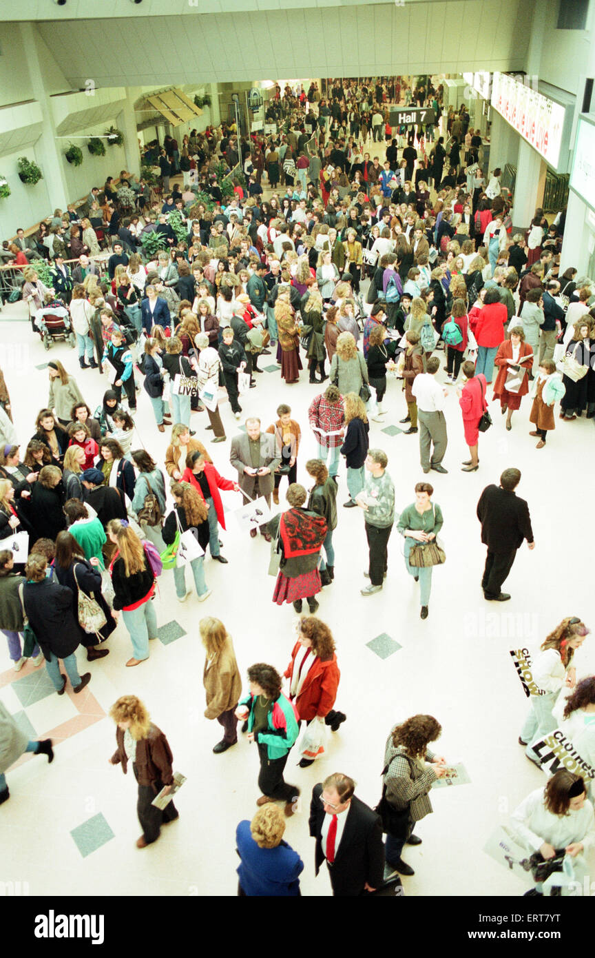 Clothes Show Live, NEC, Birmingham, 6th December 1990 Stock Photo - Alamy