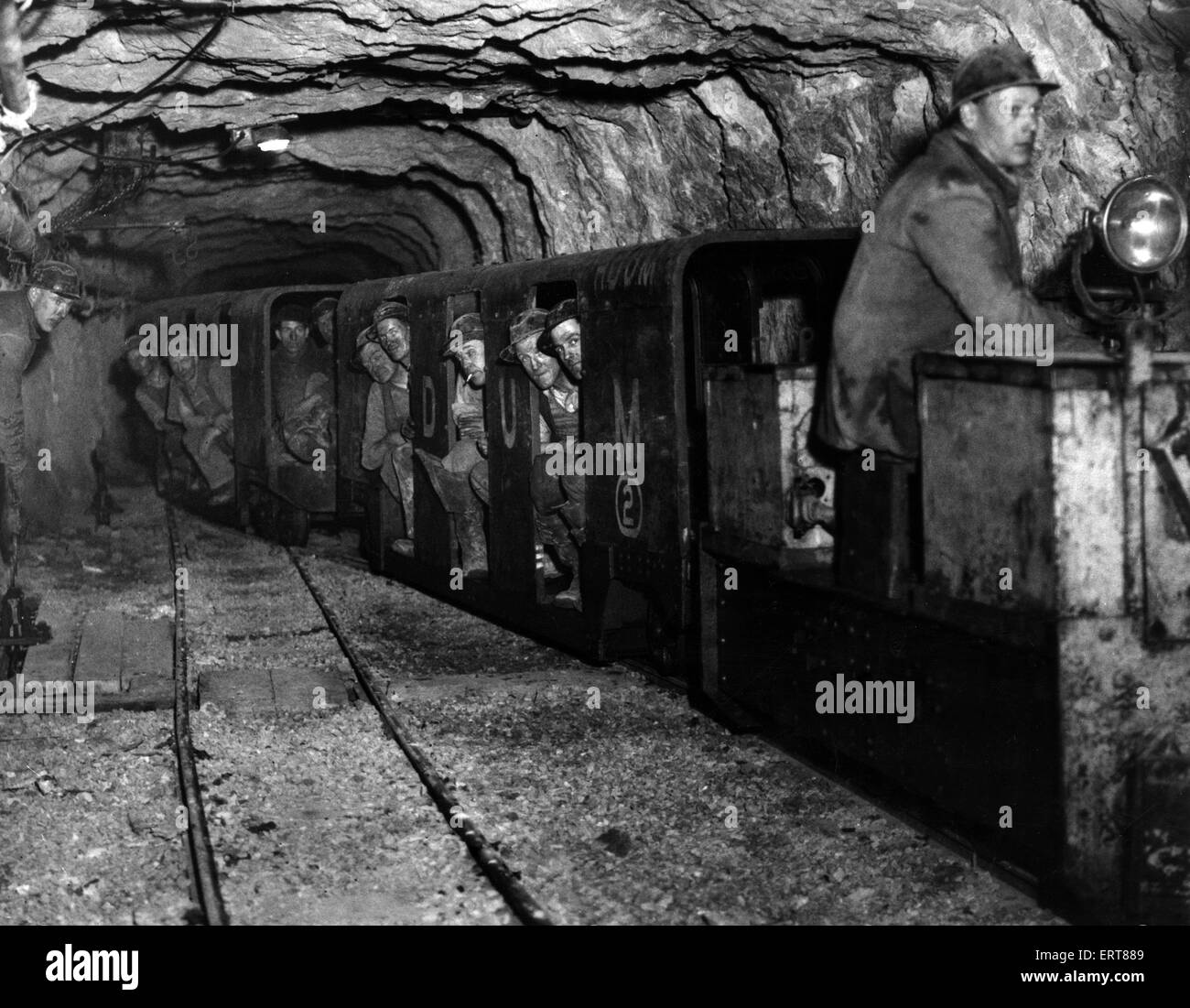 Lead Mine, Rhydymwyn, near Mold, Flintshire, Wales, 5th March 1938 ...