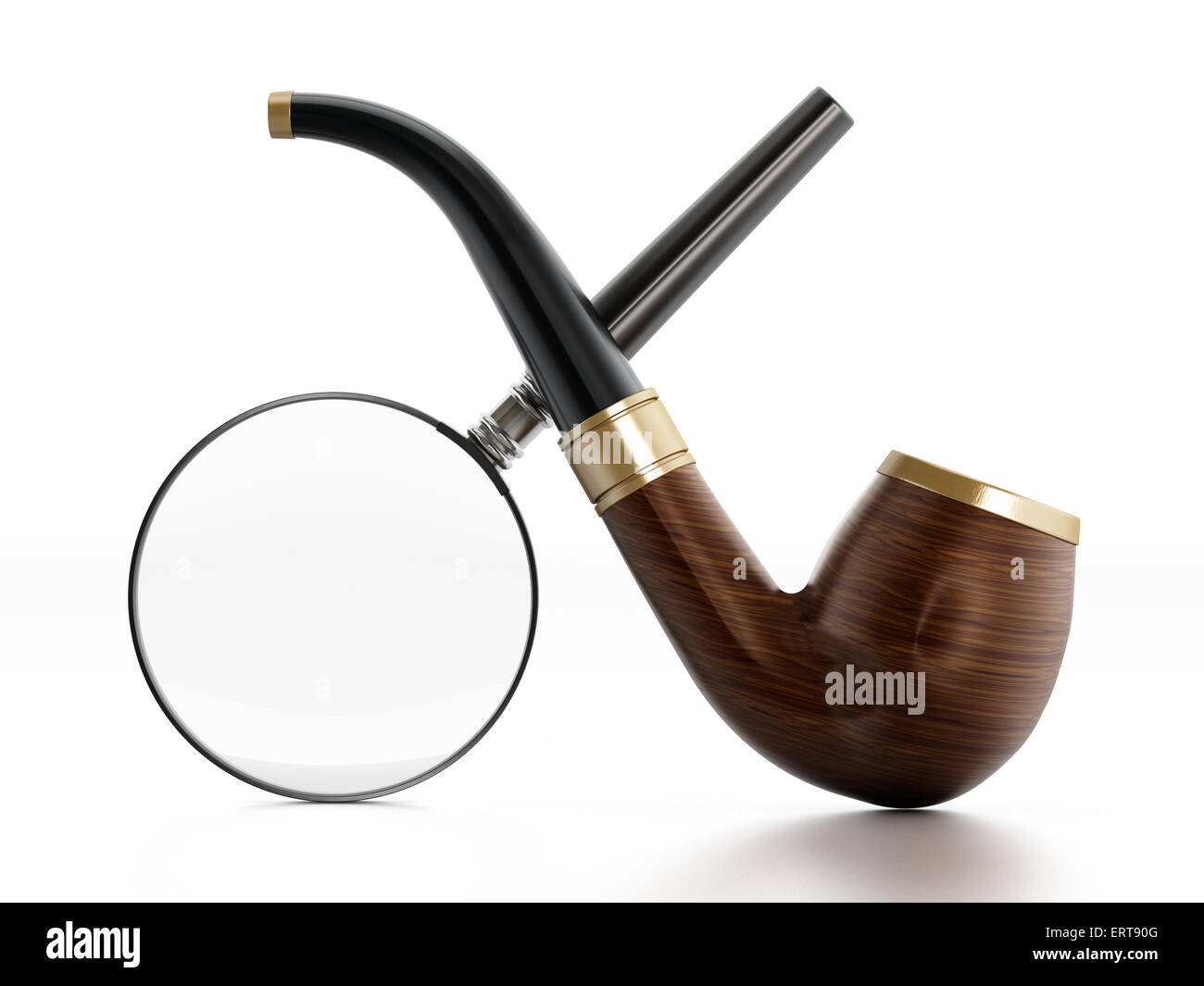 Detective with pipe hi-res stock photography and images - Alamy