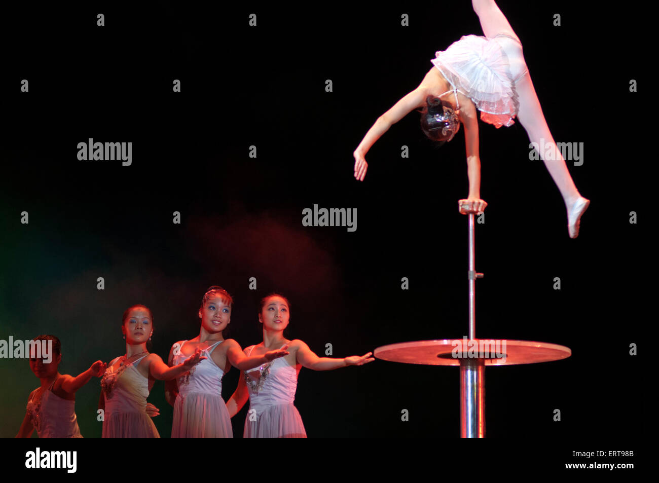 Acrobat performance Shanghai Centre Shanghai China. Shanghai Centre ...