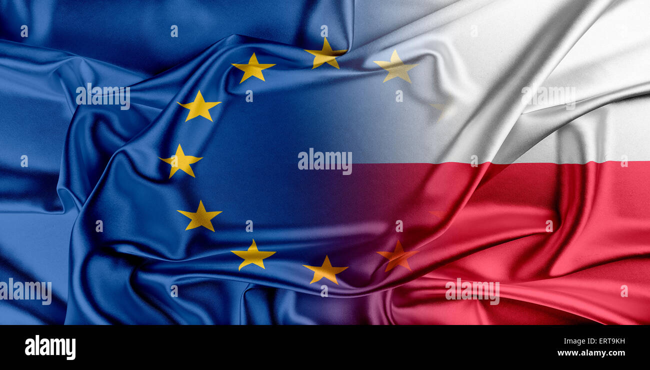 European Union and Poland Stock Photo - Alamy