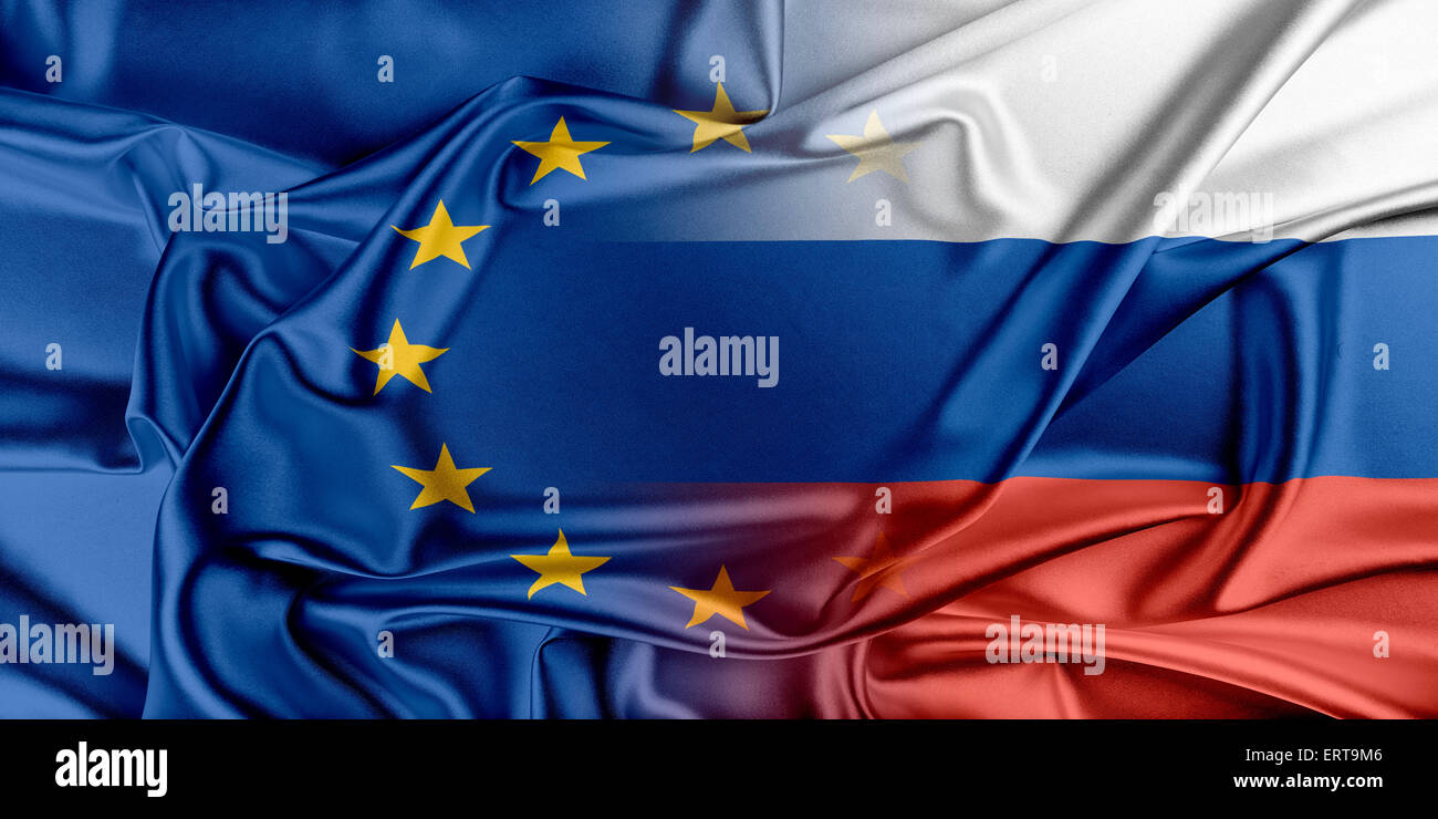 European Union and Russia Stock Photo - Alamy