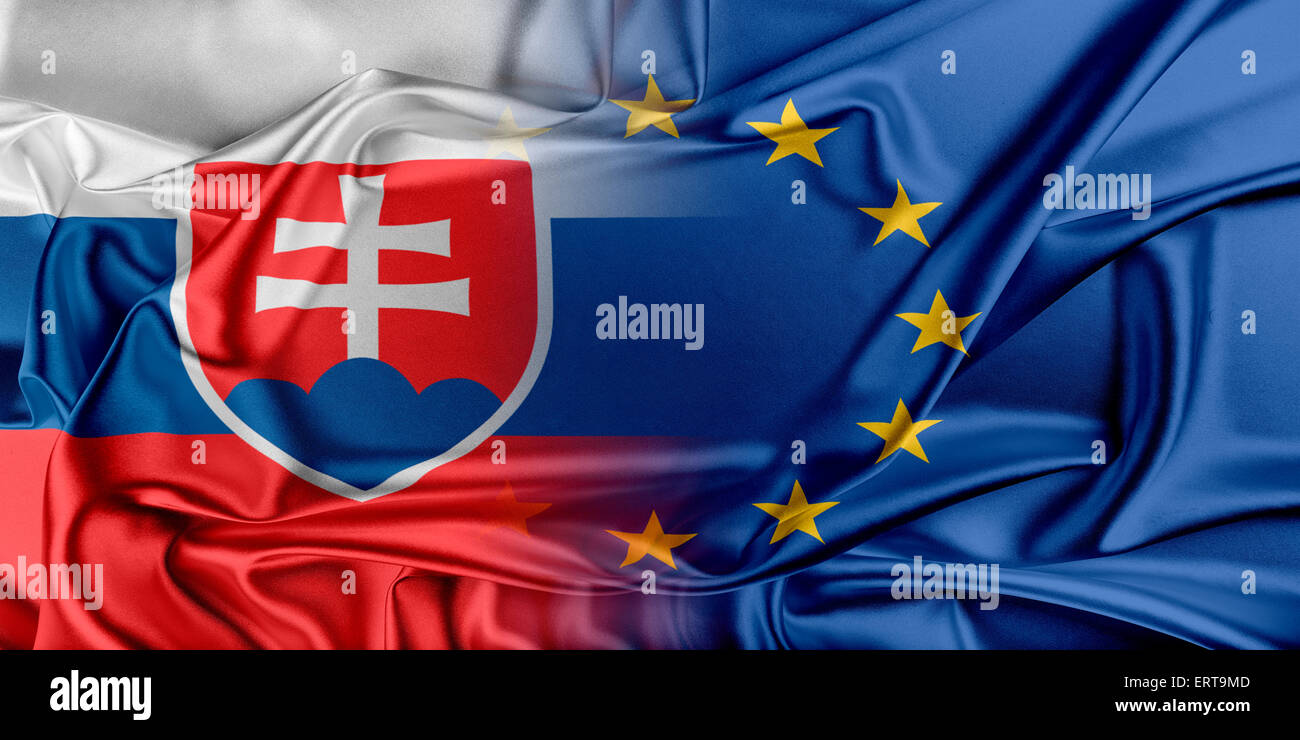Slovakia eu flag hi-res stock photography and images - Alamy