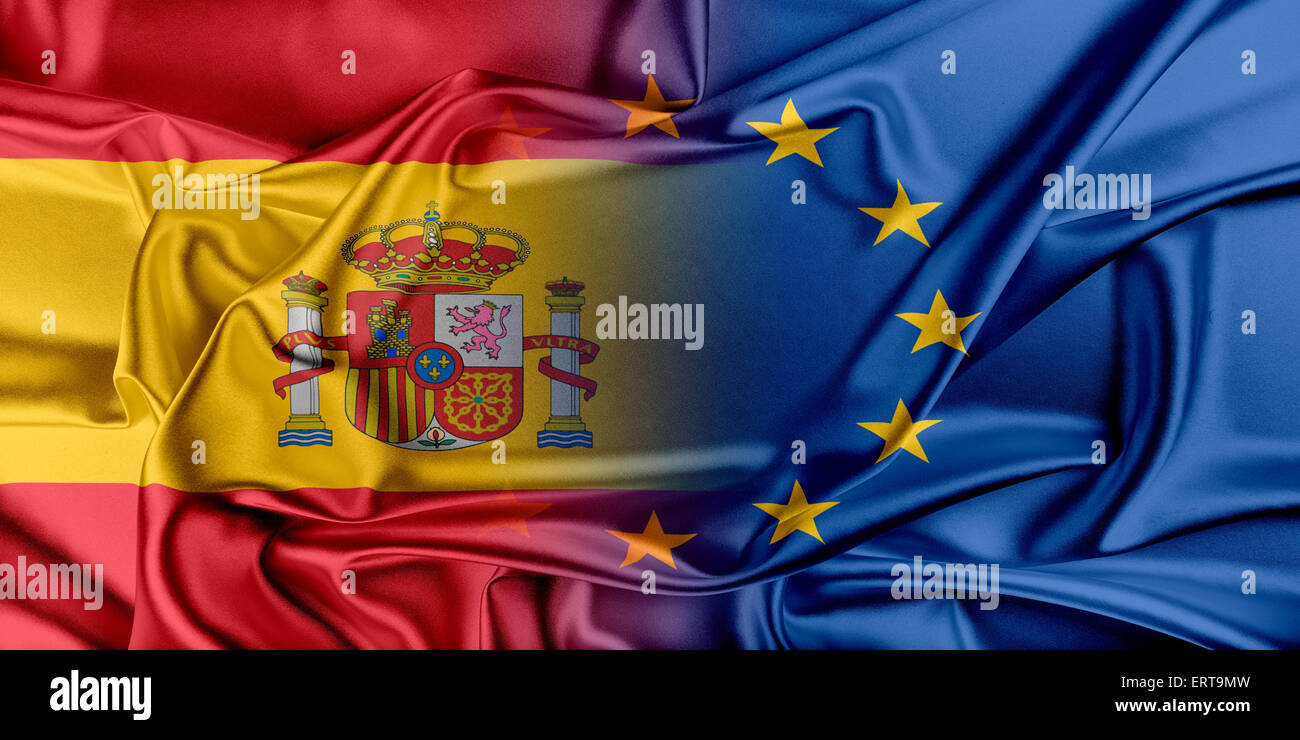 European Union and Spain Stock Photo - Alamy