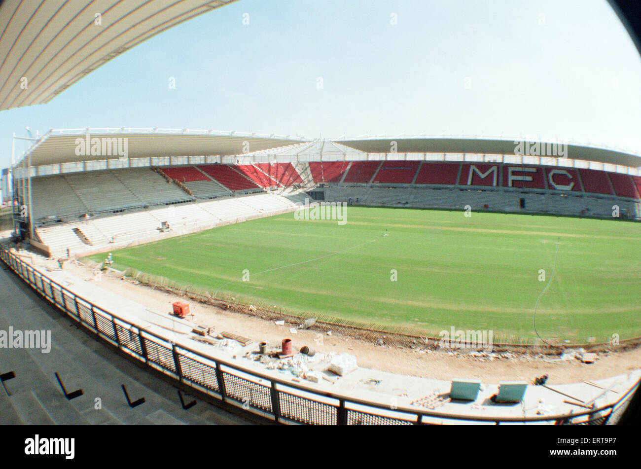 Middlesbrough Football Club, new Riverside Stadium under constriction ...