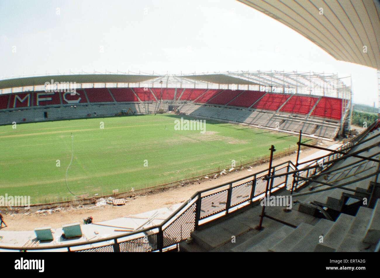 Middlesbrough Football Club, new Riverside Stadium under constriction ...