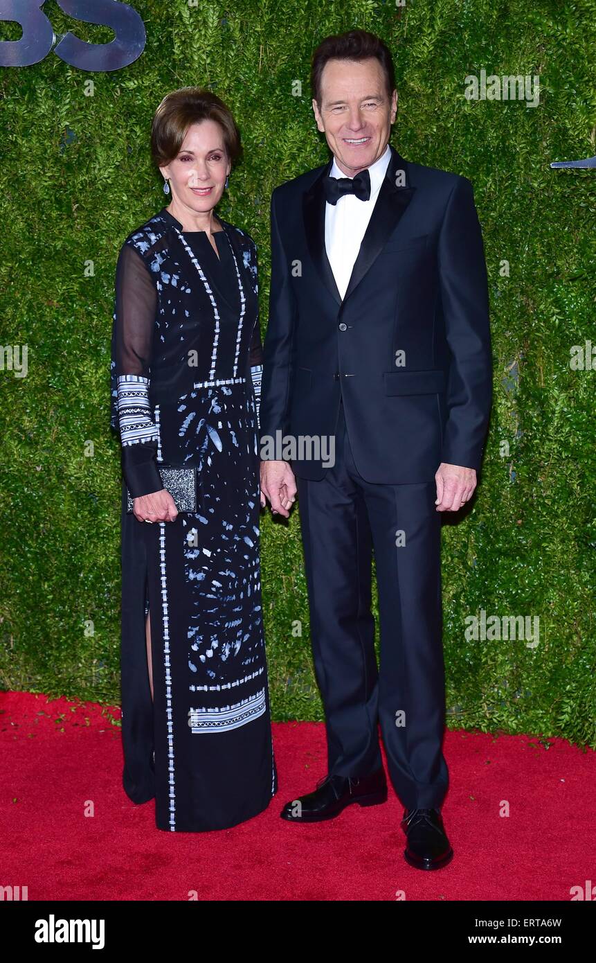 New York, NY, USA. 7th June, 2015. Robin Dearden, Bryan Cranston at ...