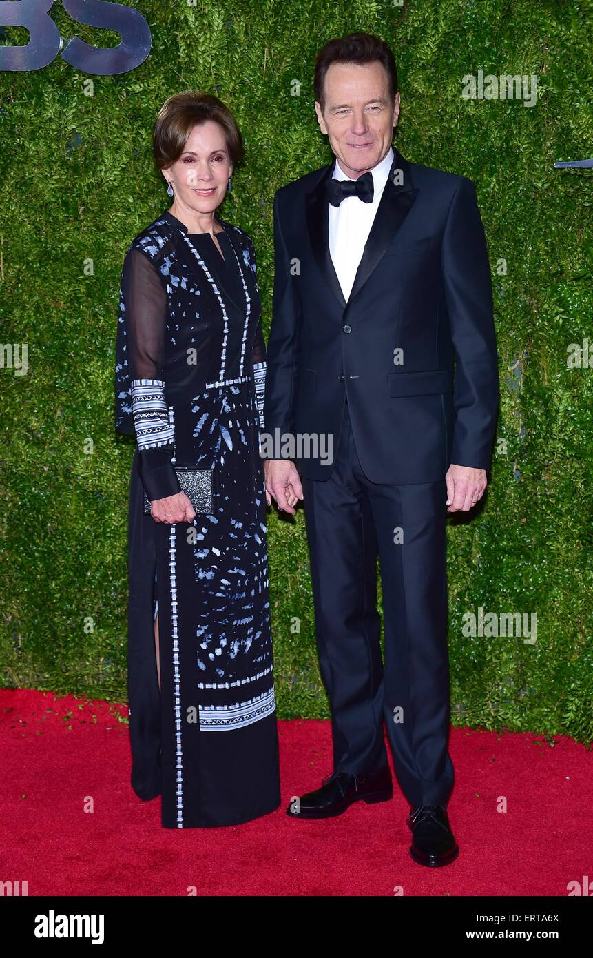 New York, NY, USA. 7th June, 2015. Robin Dearden, Bryan Cranston at ...