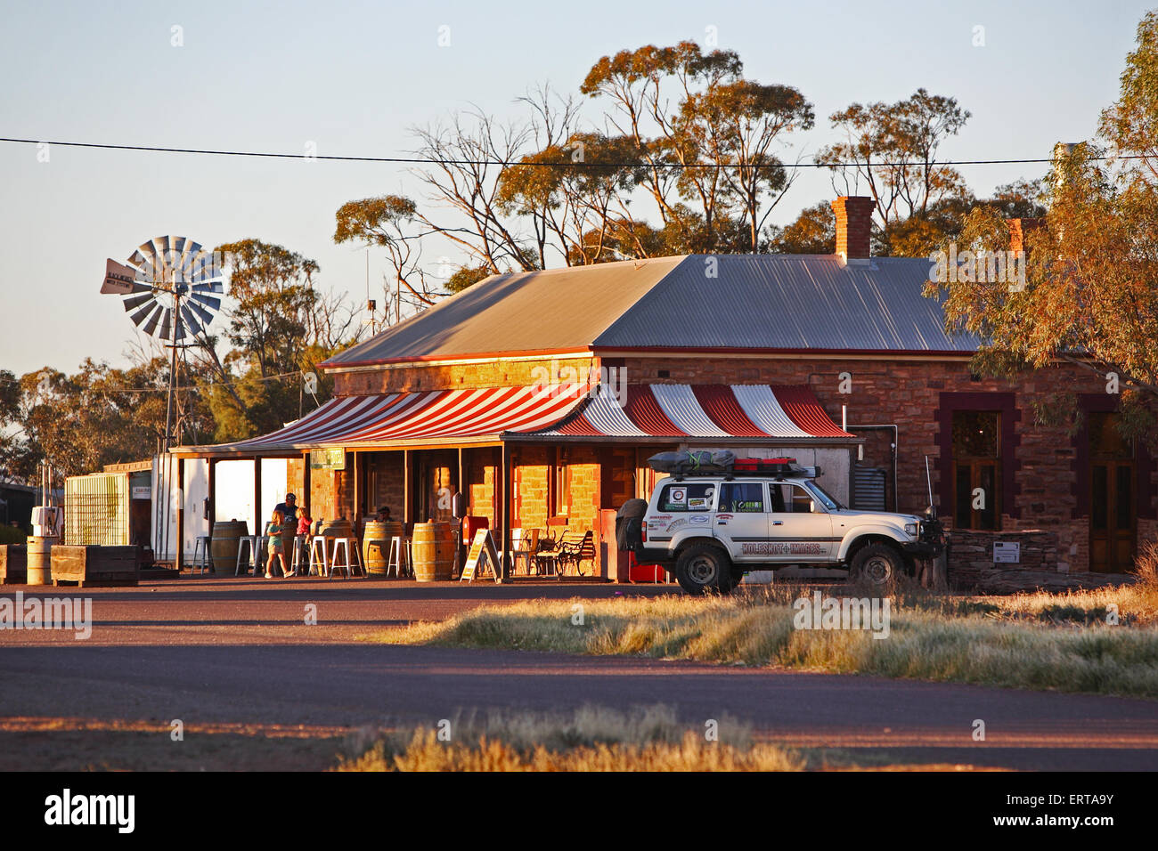 Prairie Hotel in Parachilna. Flinders Ranges, South Australia Stock ...