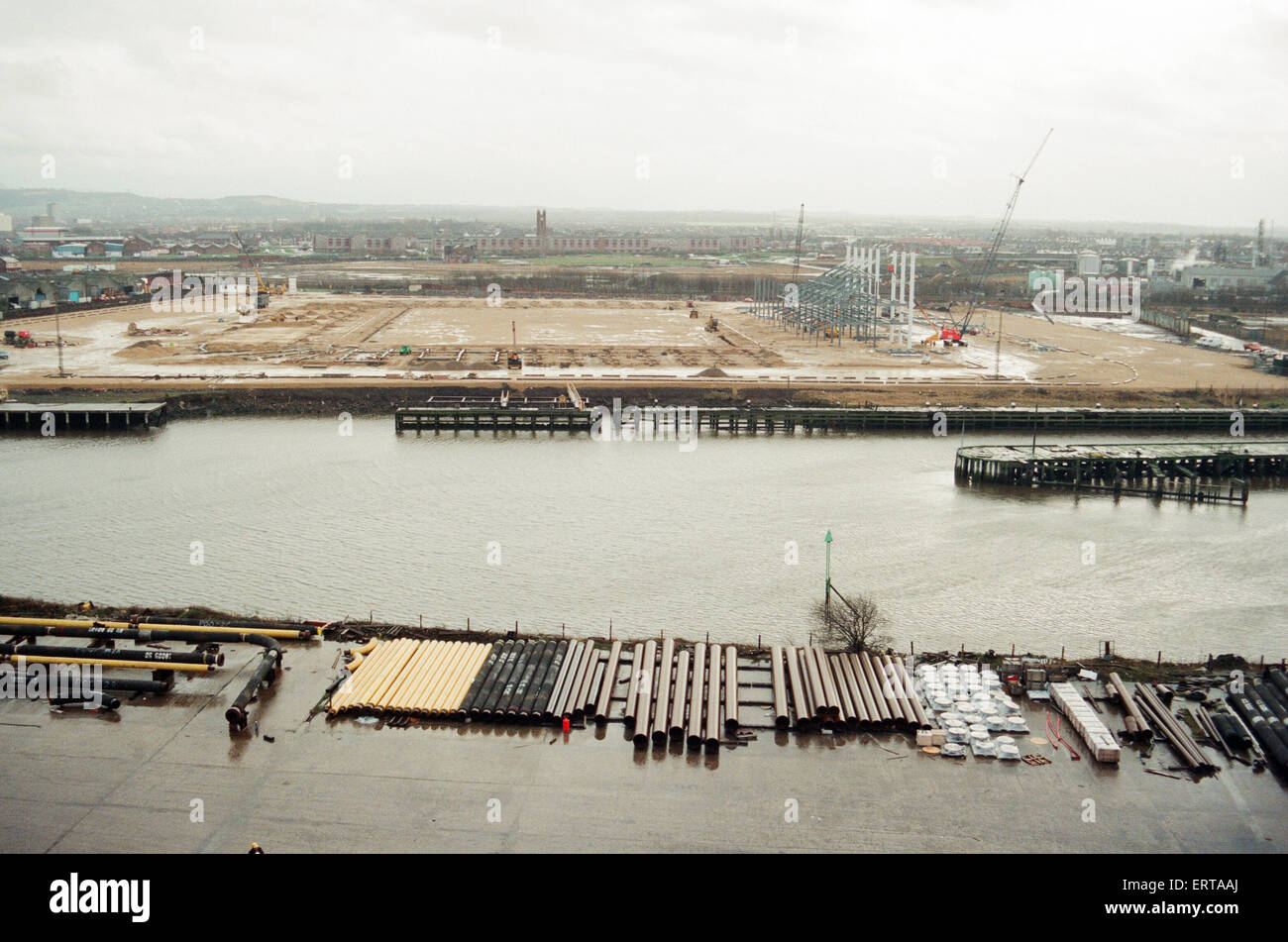 Middlesbrough Football Club. Middlehaven site of construction of new ...