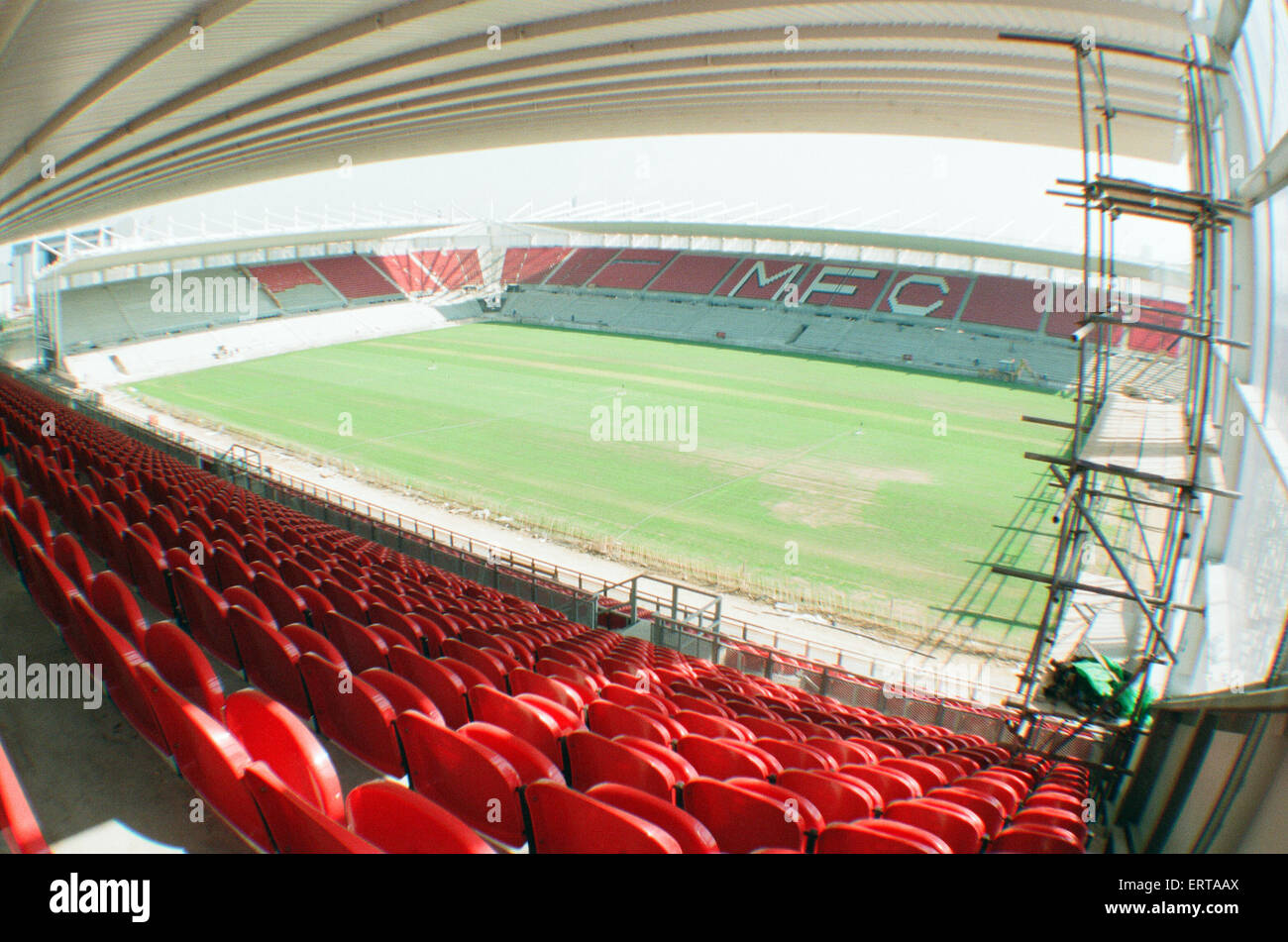 Middlesbrough Football Club, new Riverside Stadium under constriction ...