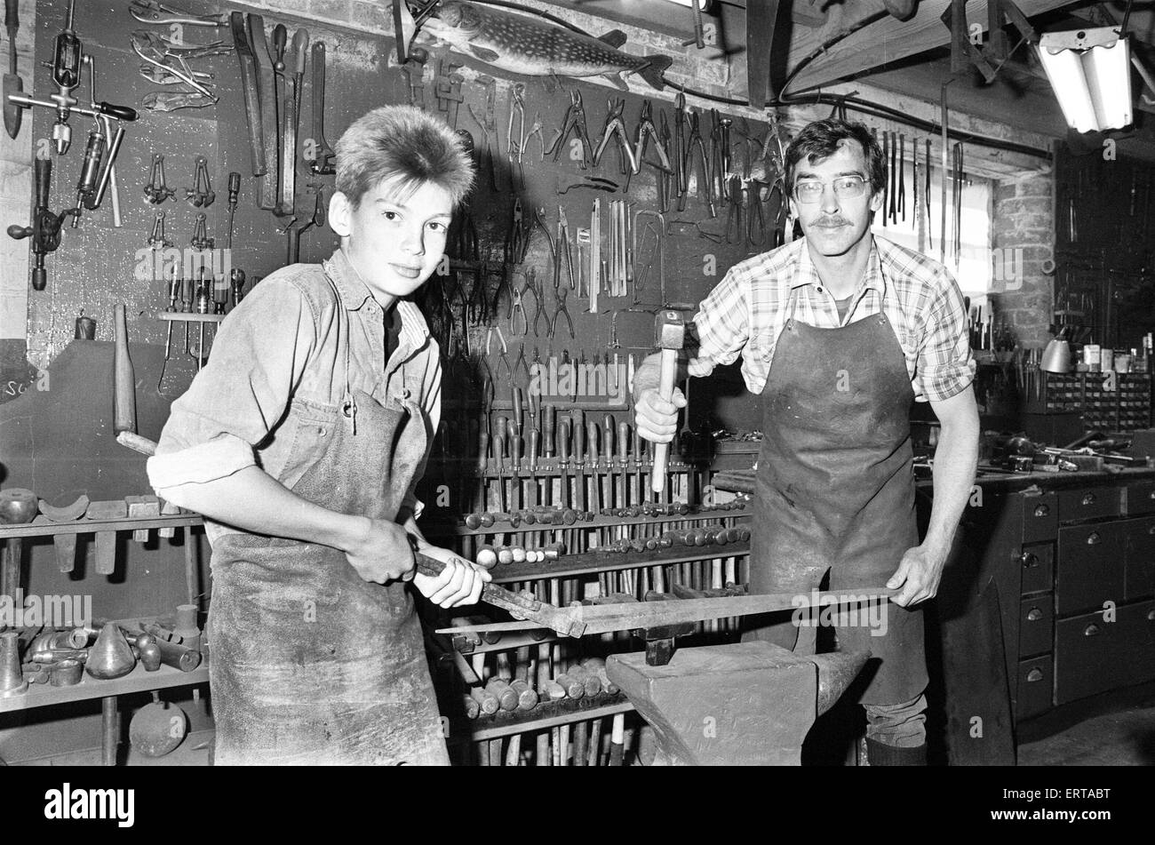 John Garland-Taylor and his son James at the Hatton Craft centre in ...