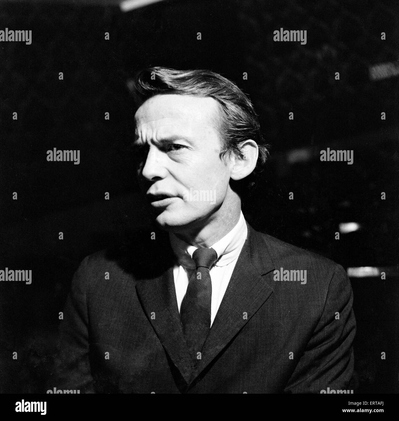 A group of people, including Jack Gelber and Peter Daubeny, involved ...