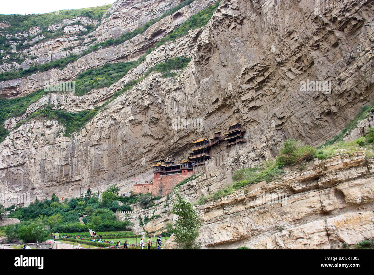 Unusual architectural structure - hanging monastery Stock Photo - Alamy