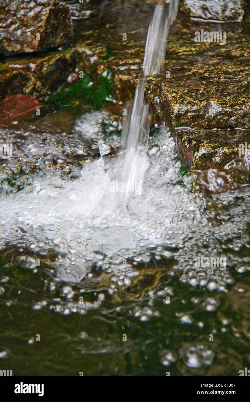 Beautiful sight - falling water Stock Photo - Alamy