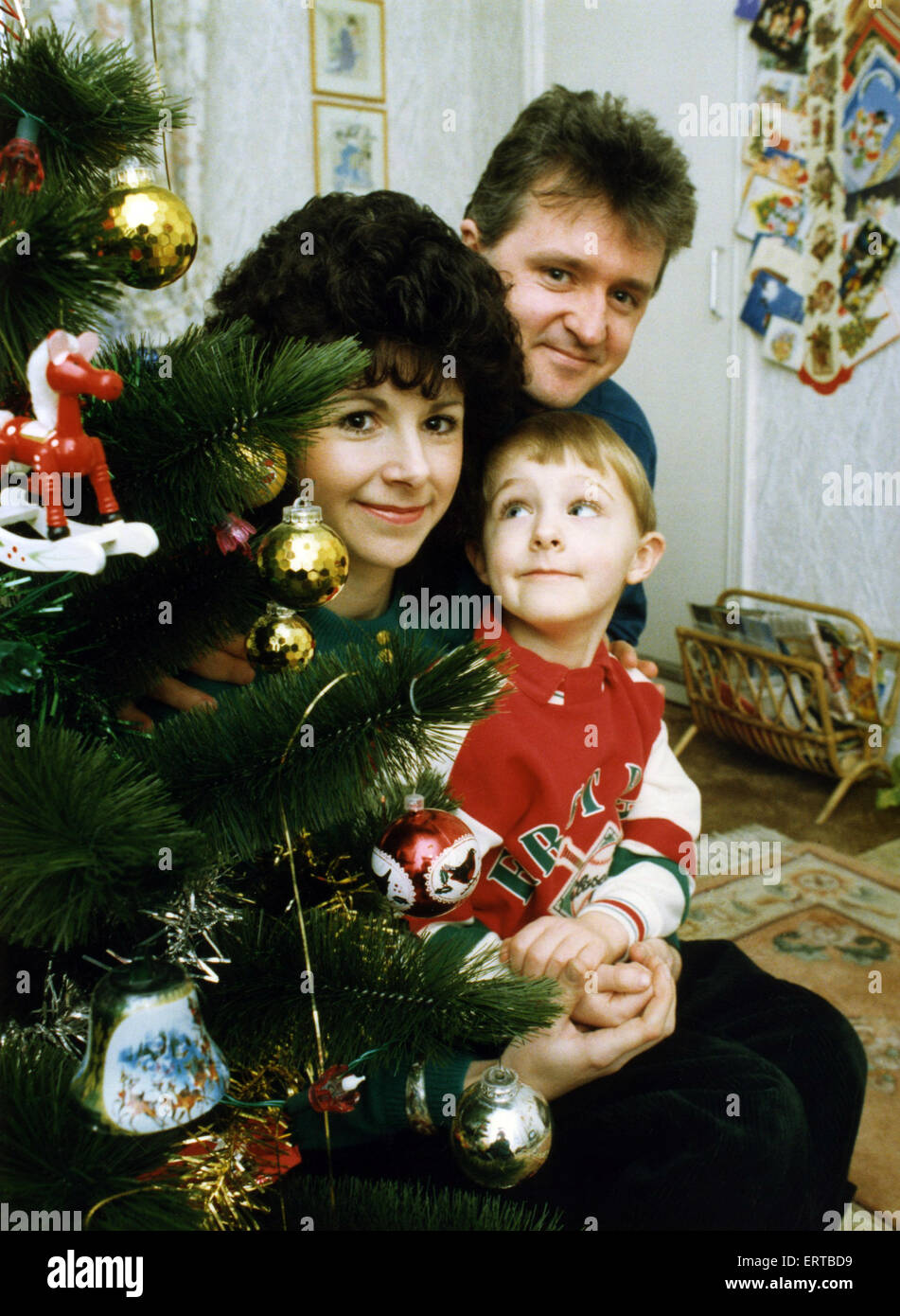 Five-Year-Old Andrew Scullion with his parents Lorraine and Michael ...