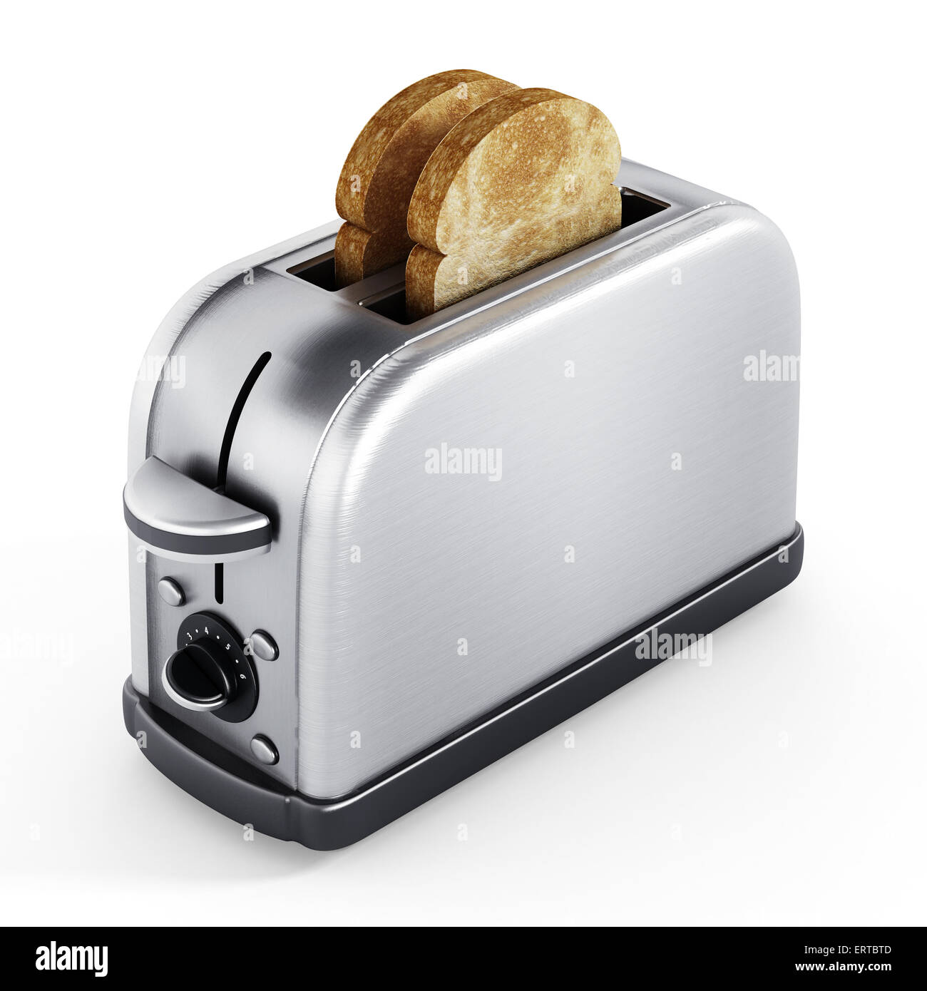 Toaster and breads Stock Photo - Alamy