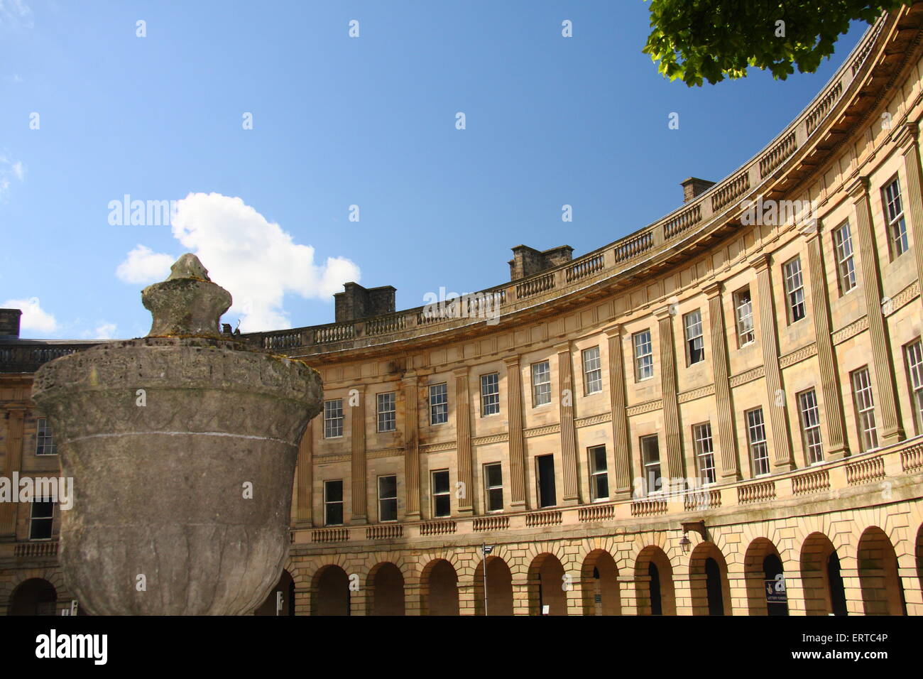 The Crescent building, a grade 1 listed Georgian terrace in Buxton ...