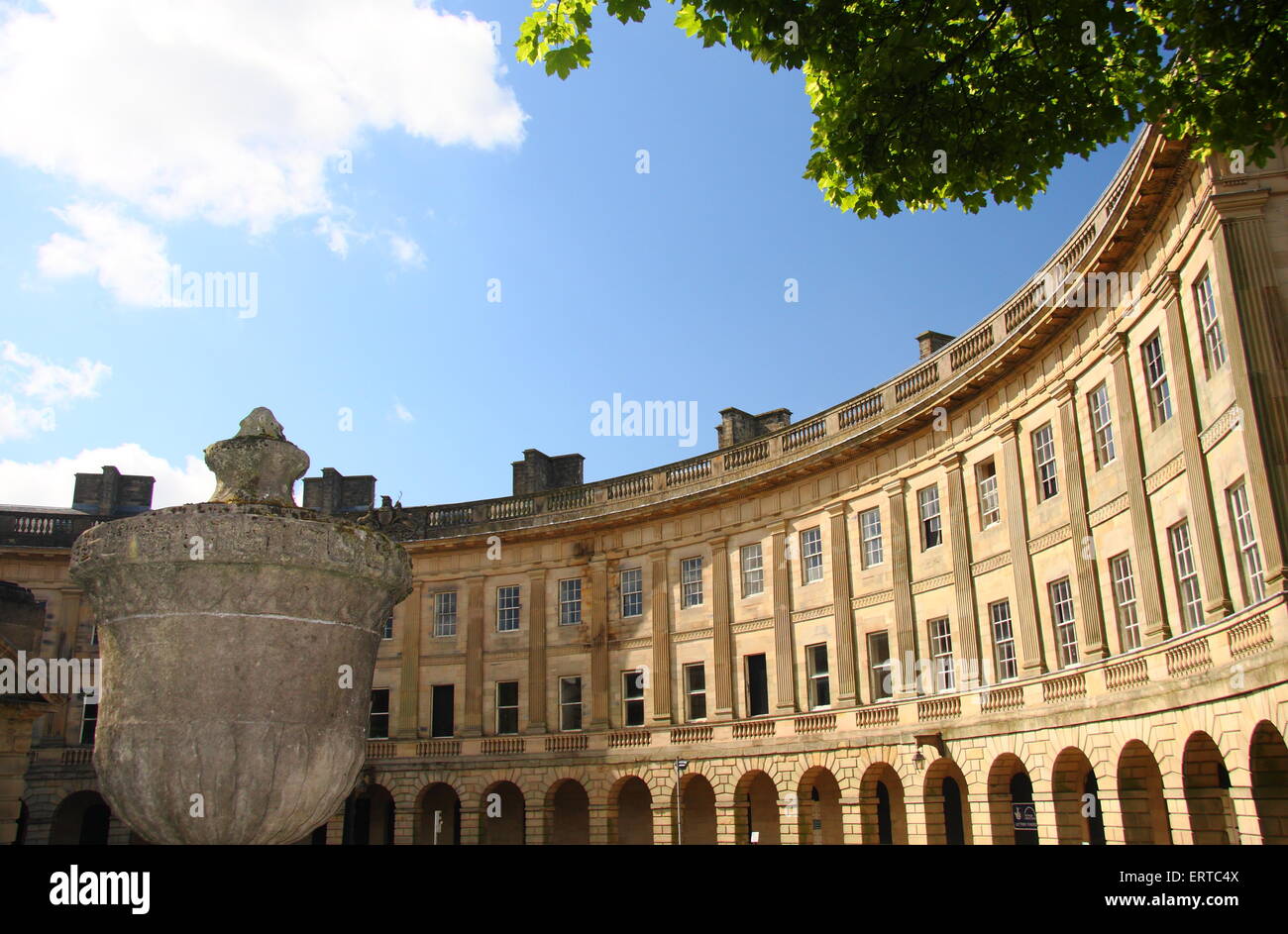 The Crescent building, a grade 1 listed Georgian terrace in Buxton ...
