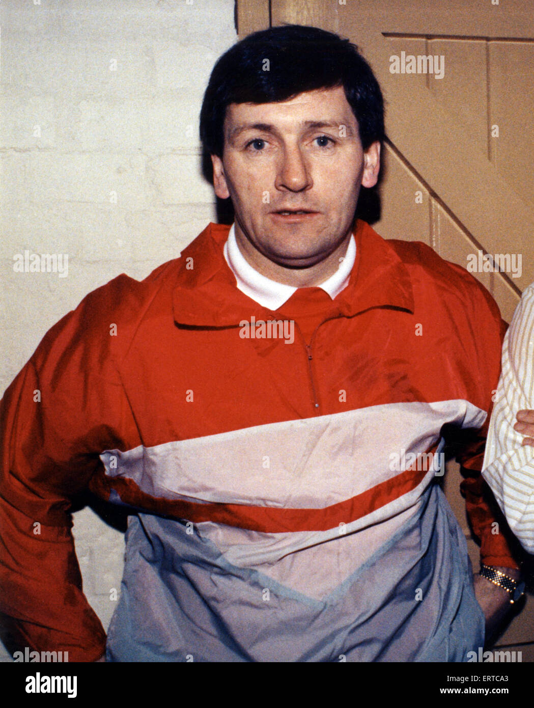 Middlesbrough F.C. fans celebrating at Wembley . 25th March 1990 Stock ...