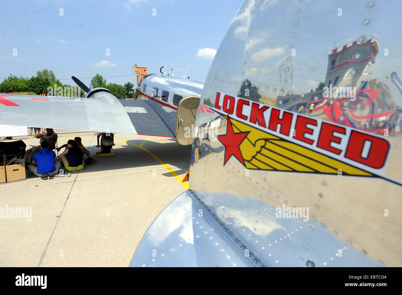 Aviation fair, feast of pilots and aircraft enthusiasts, in Pardubice ...