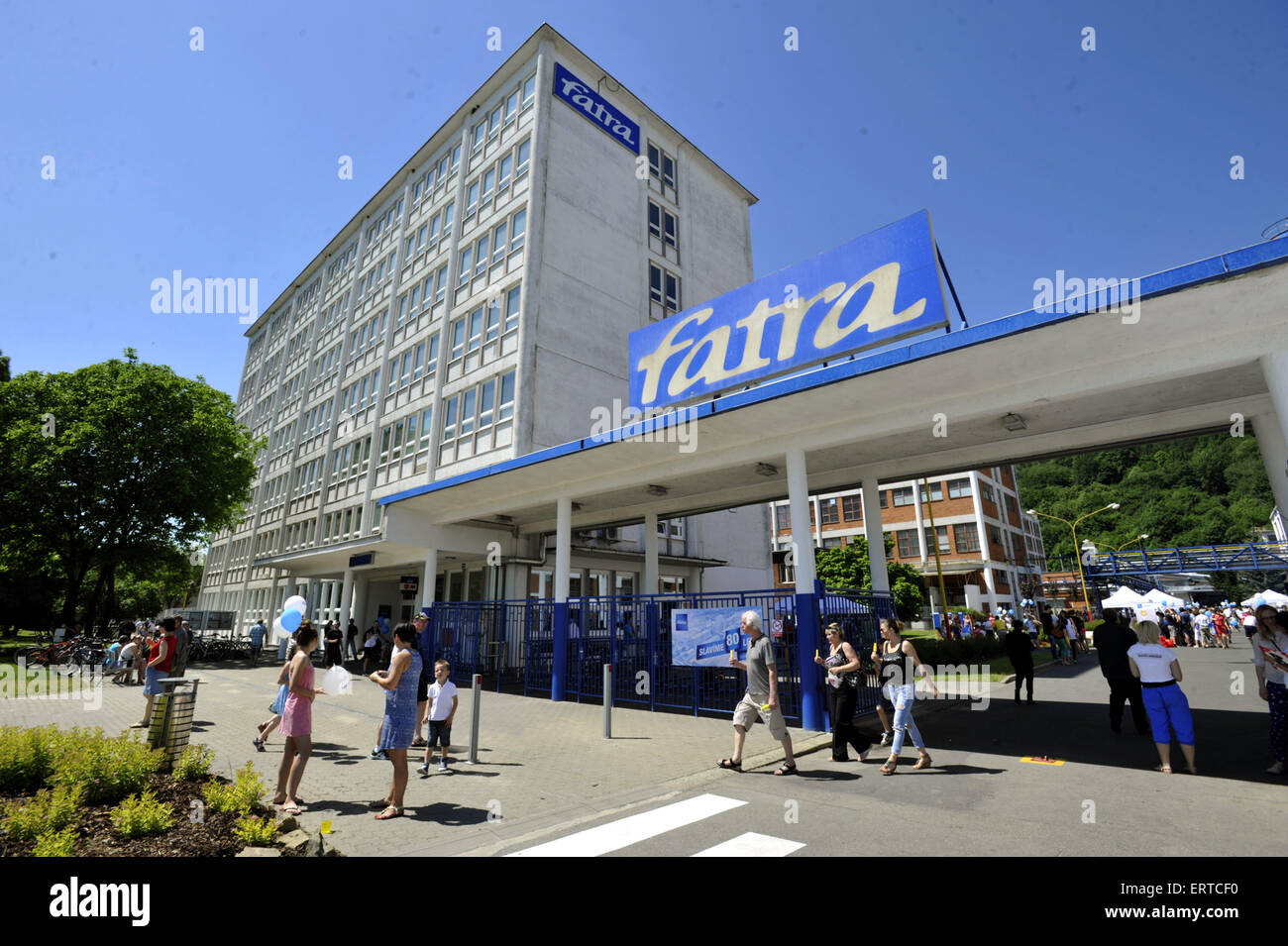 People visit Fatra, one of the largest Czech plastics processors, in ...