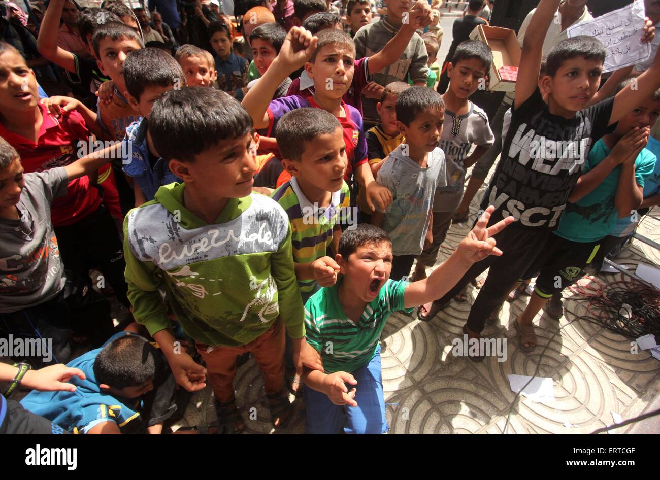 June 8, 2015 - Gaza City, Gaza Strip, Palestinian Territory ...