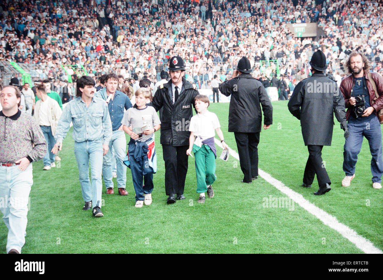 Manchester City 5-1 Manchester United, League match at Maine Road ...