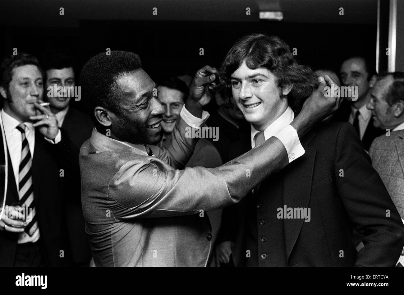 Brazilian footballer Edson Arantes do Nascimento, more famously knows ...