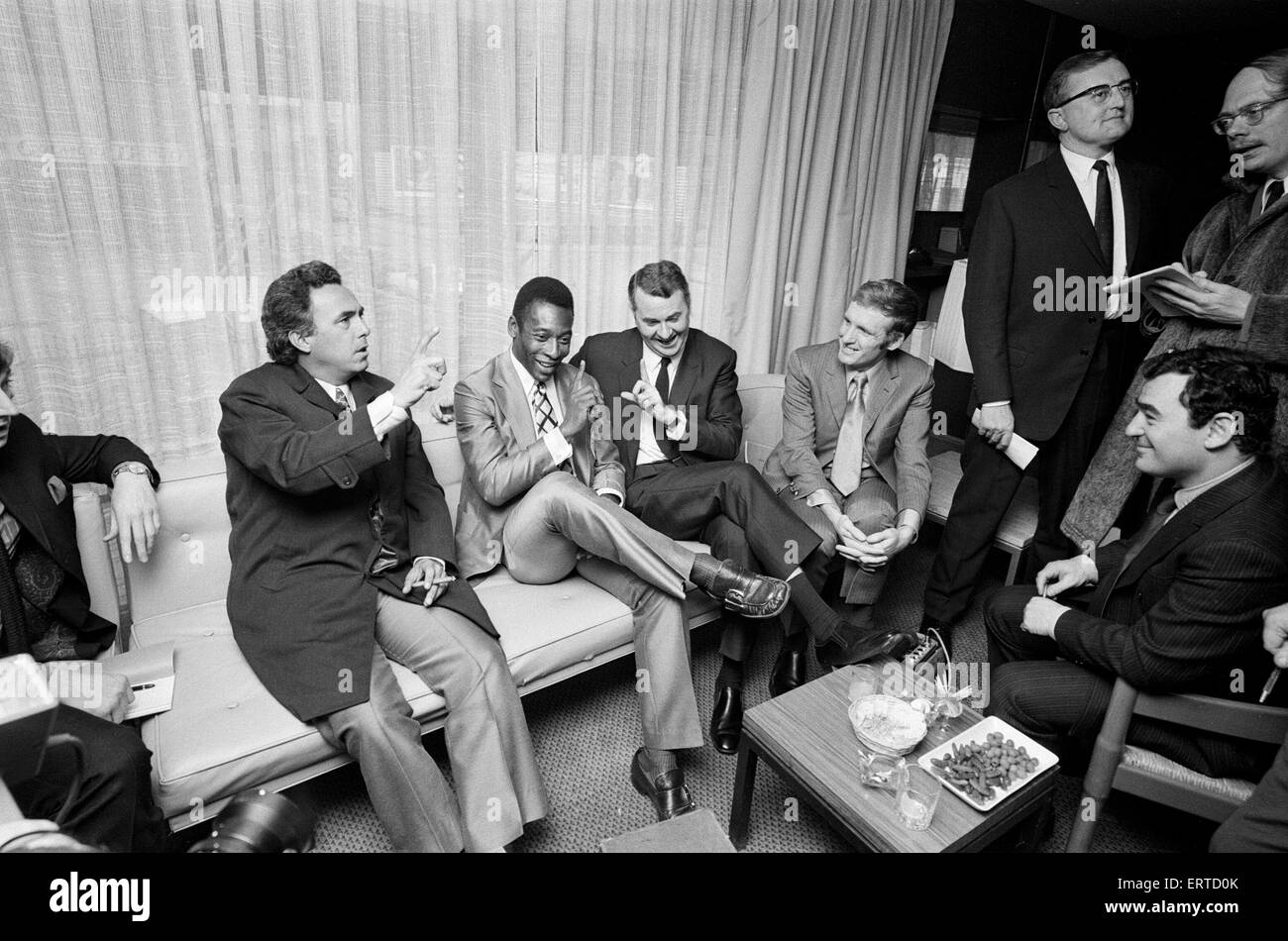 Brazilian footballer Edson Arantes do Nascimento, more famously knows ...