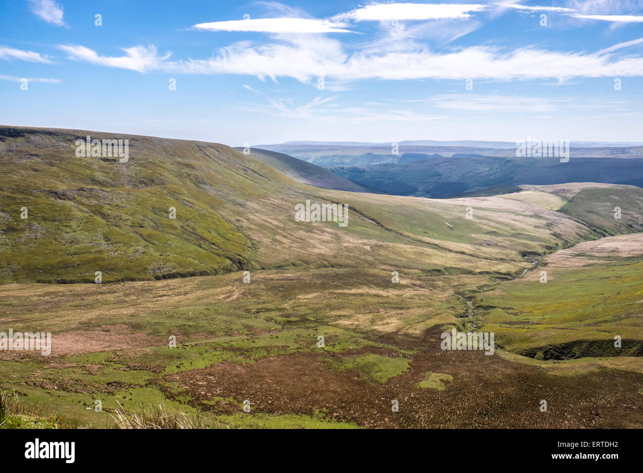 A view in the Brecon Beacons National Park Stock Photo - Alamy