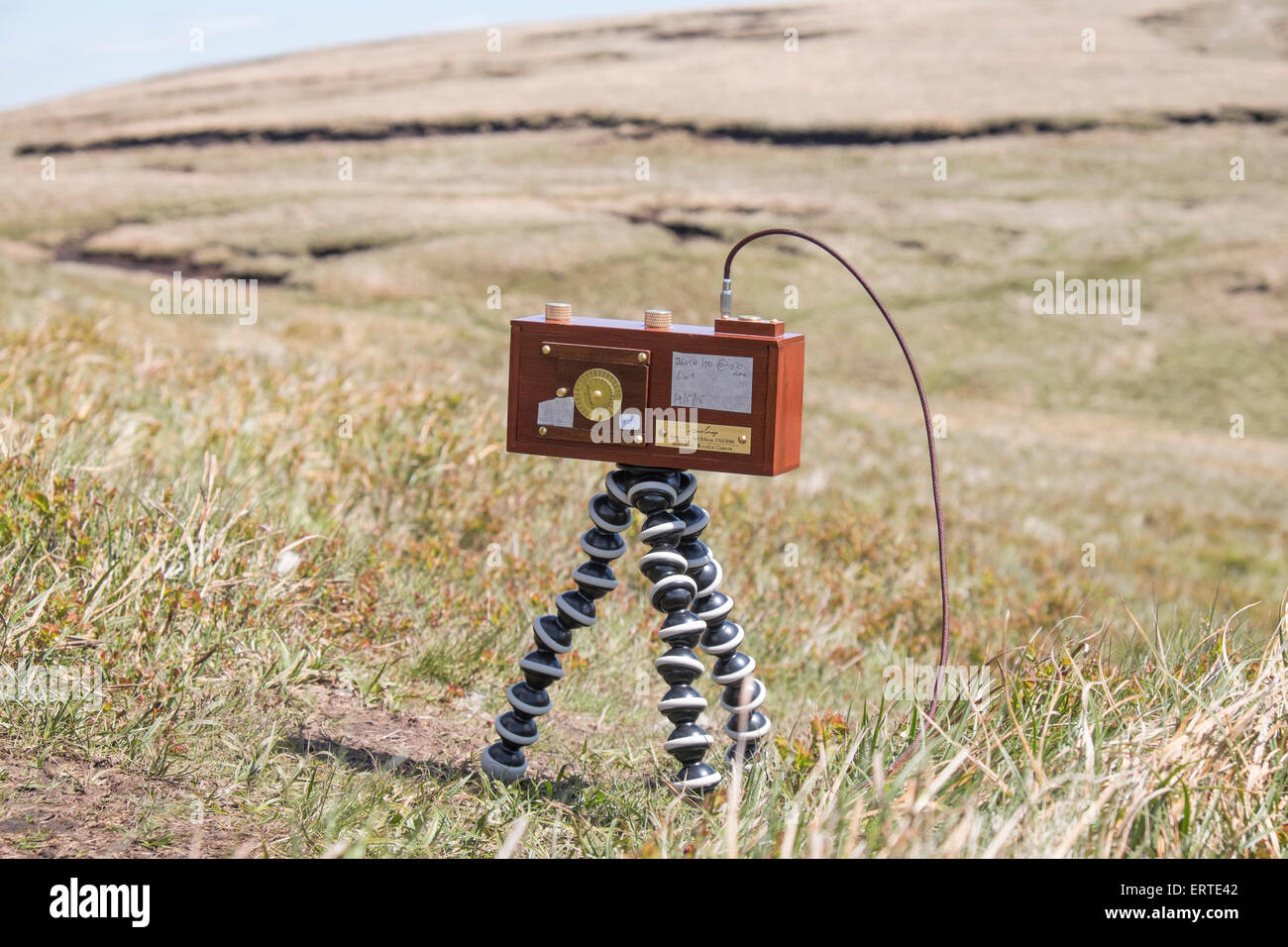 Pinhole camera on a tripod Stock Photo - Alamy