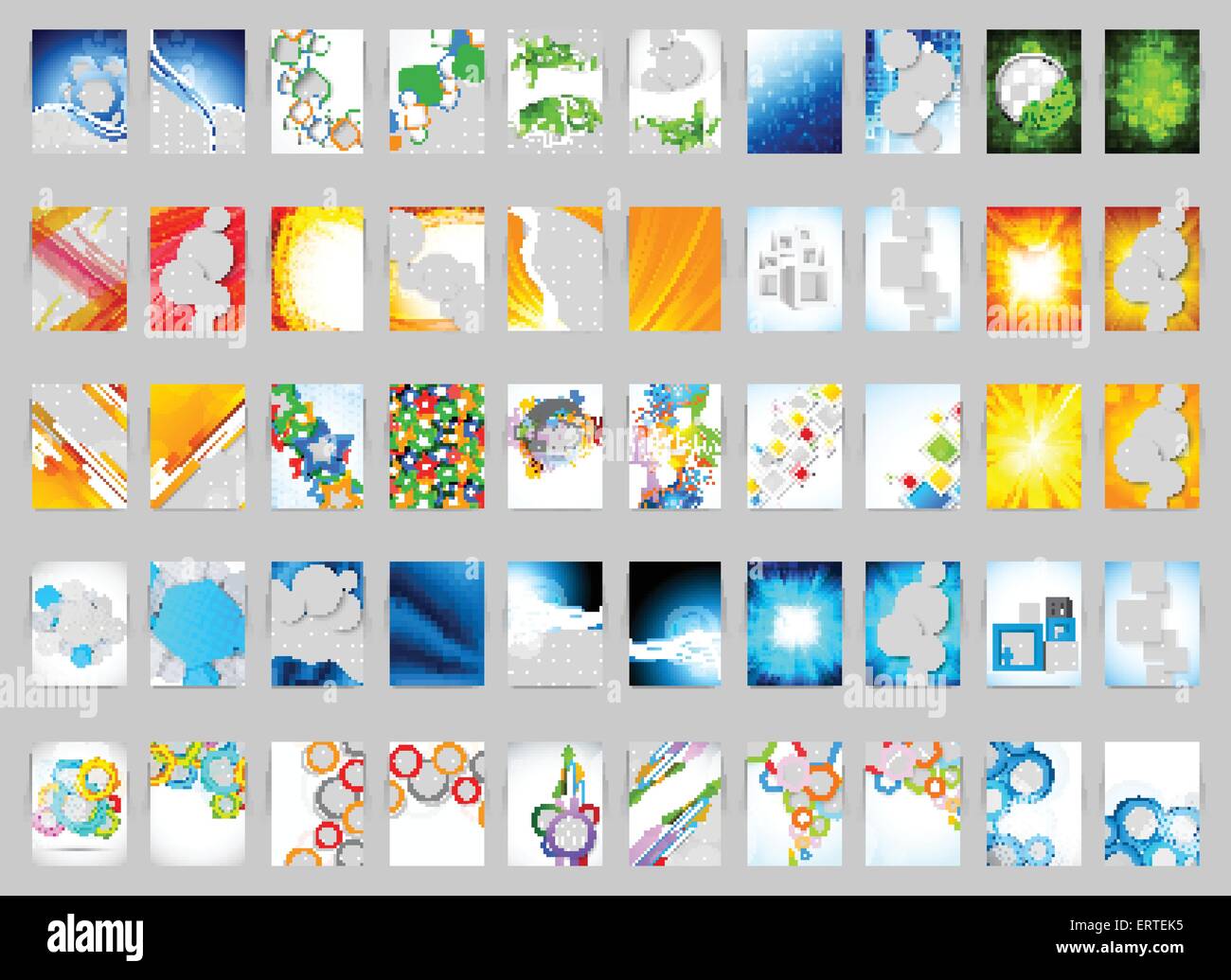 Set of flyers Stock Vector Image & Art - Alamy