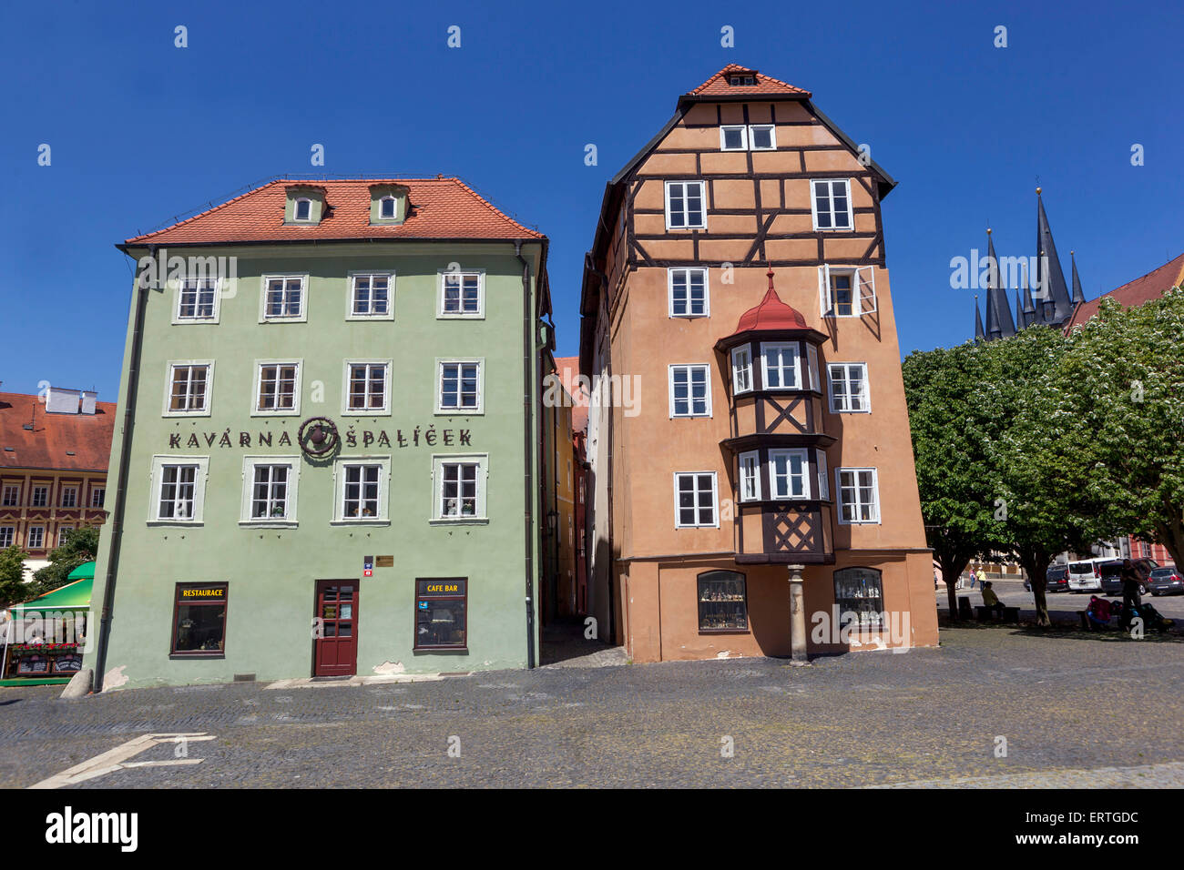 Historic old town, Cheb Czech Republic, Europe Stock Photo - Alamy
