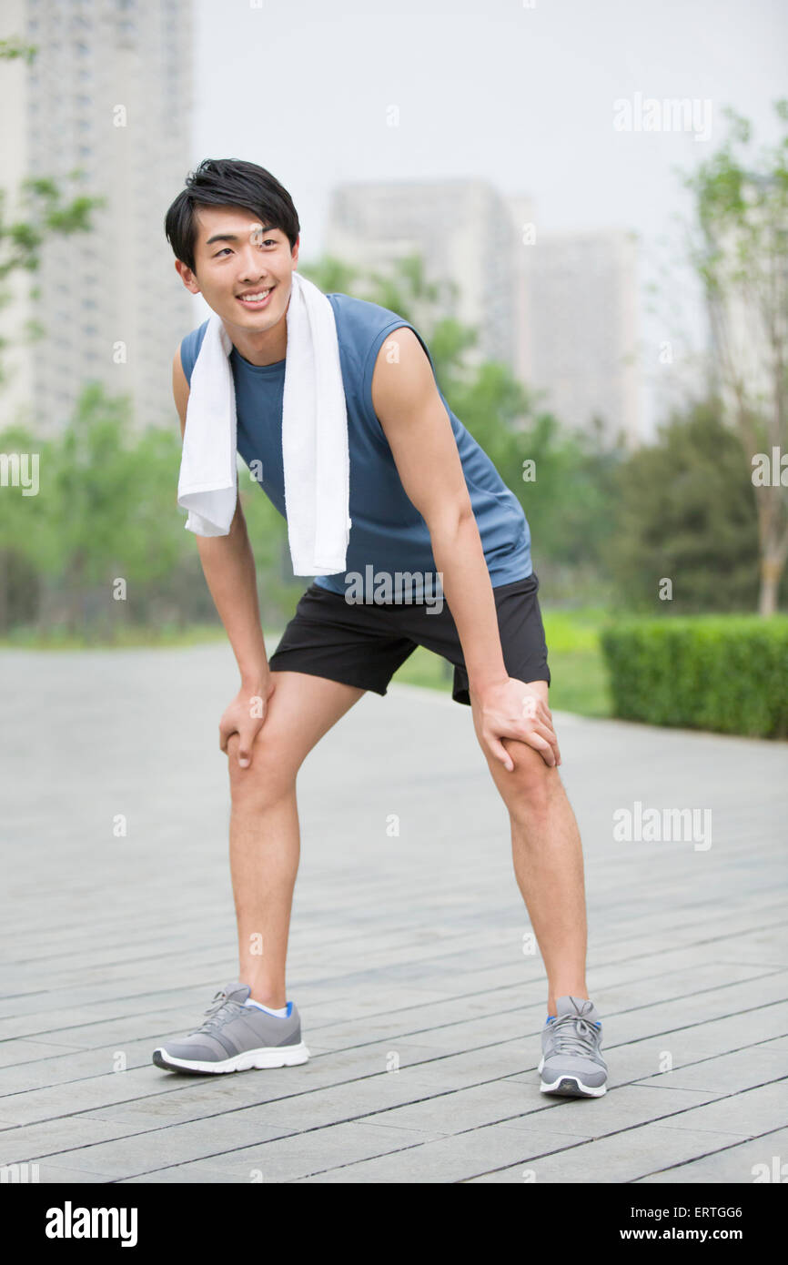 Young men legs from top hi-res stock photography and images - Alamy