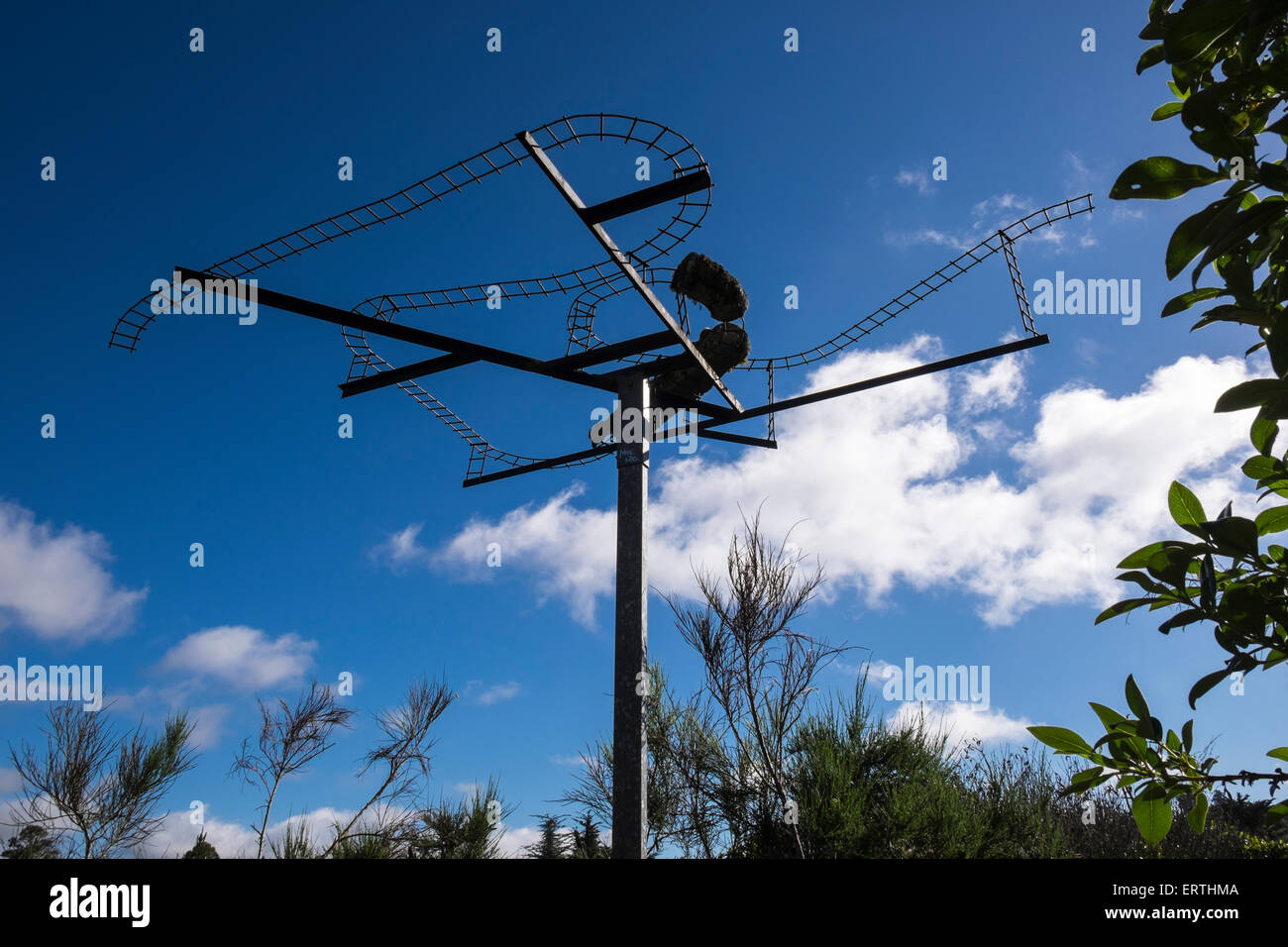 Model of the Raurimu Spiral train track in New Zealand Stock Photo - Alamy
