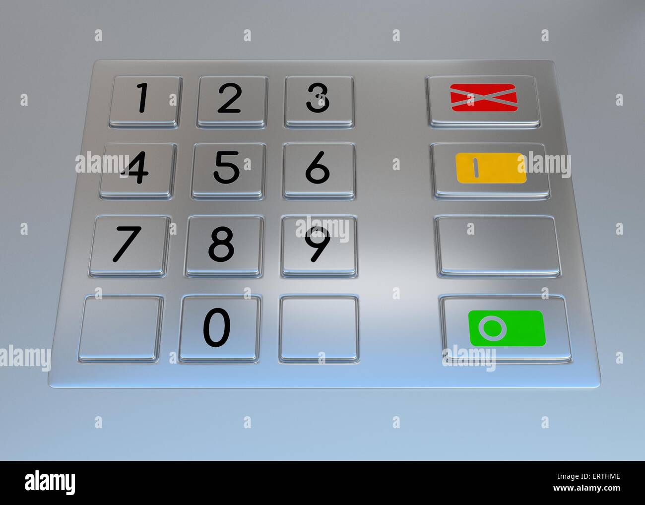 Atm machine keypad Stock Photo - Alamy