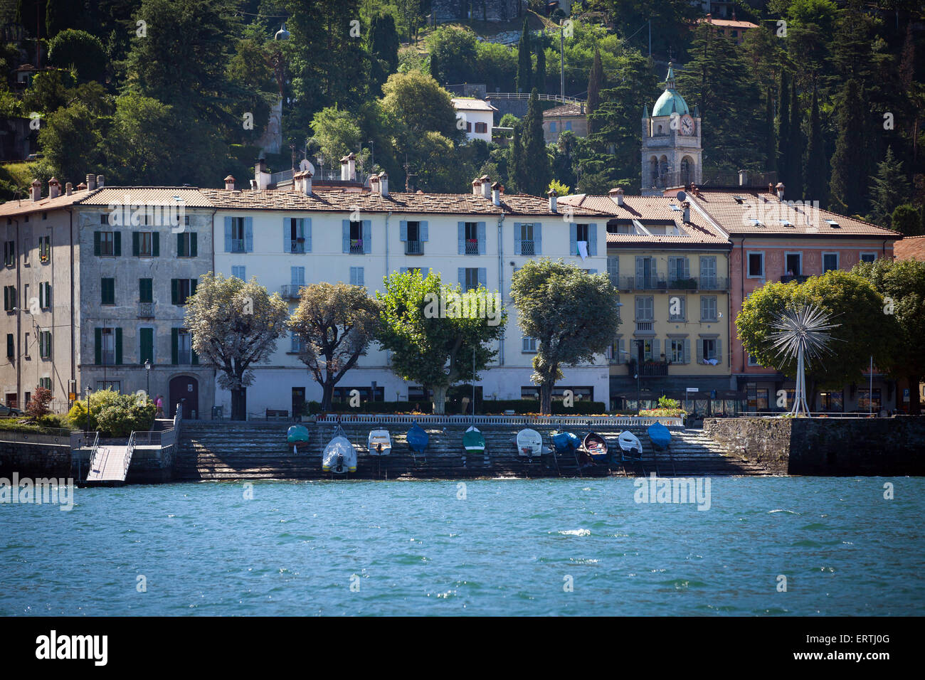 Bellano at Lake Como in a Summer Day Stock Photo - Alamy