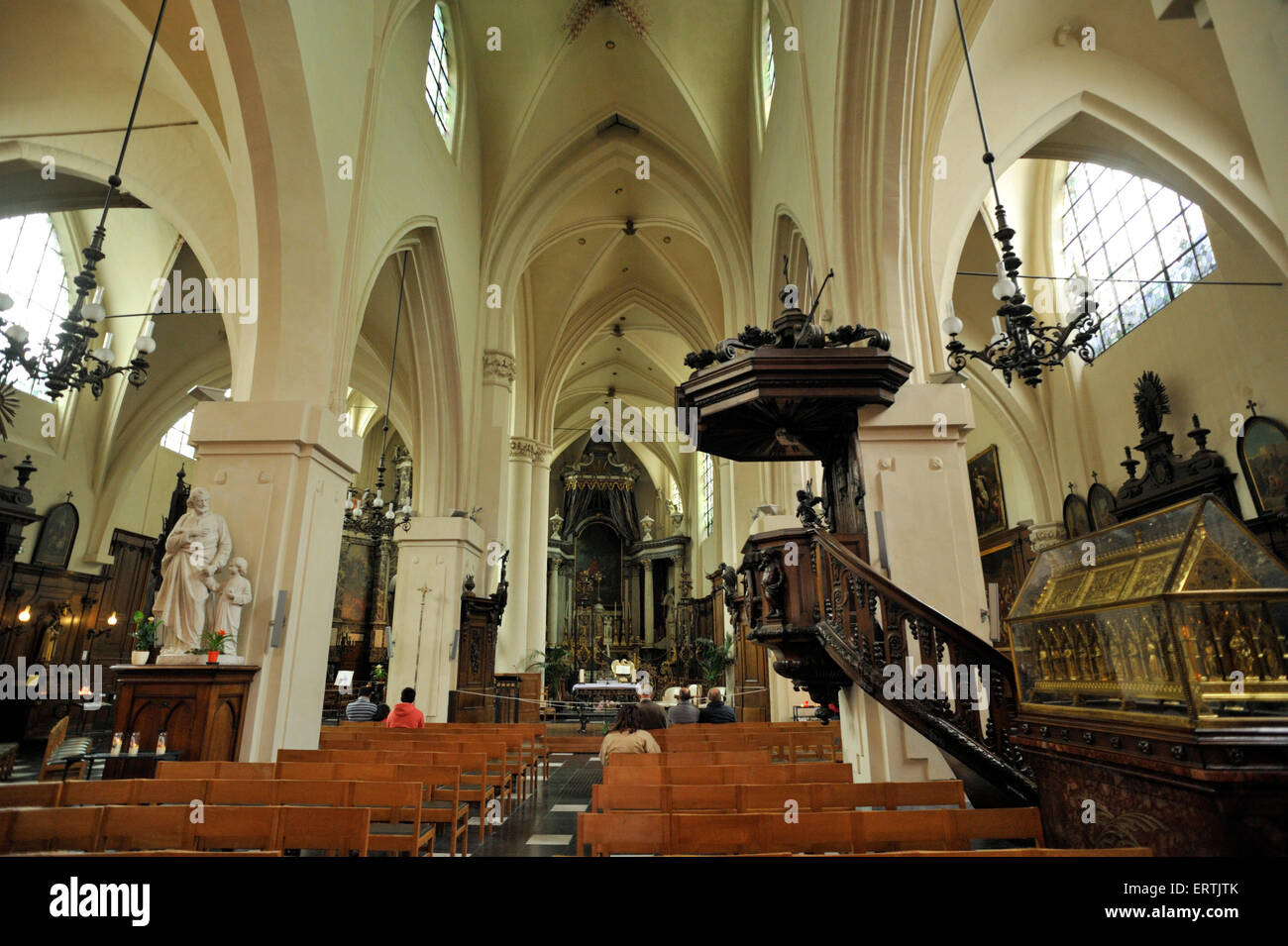 Inside st nicholas church in hi-res stock photography and images - Alamy