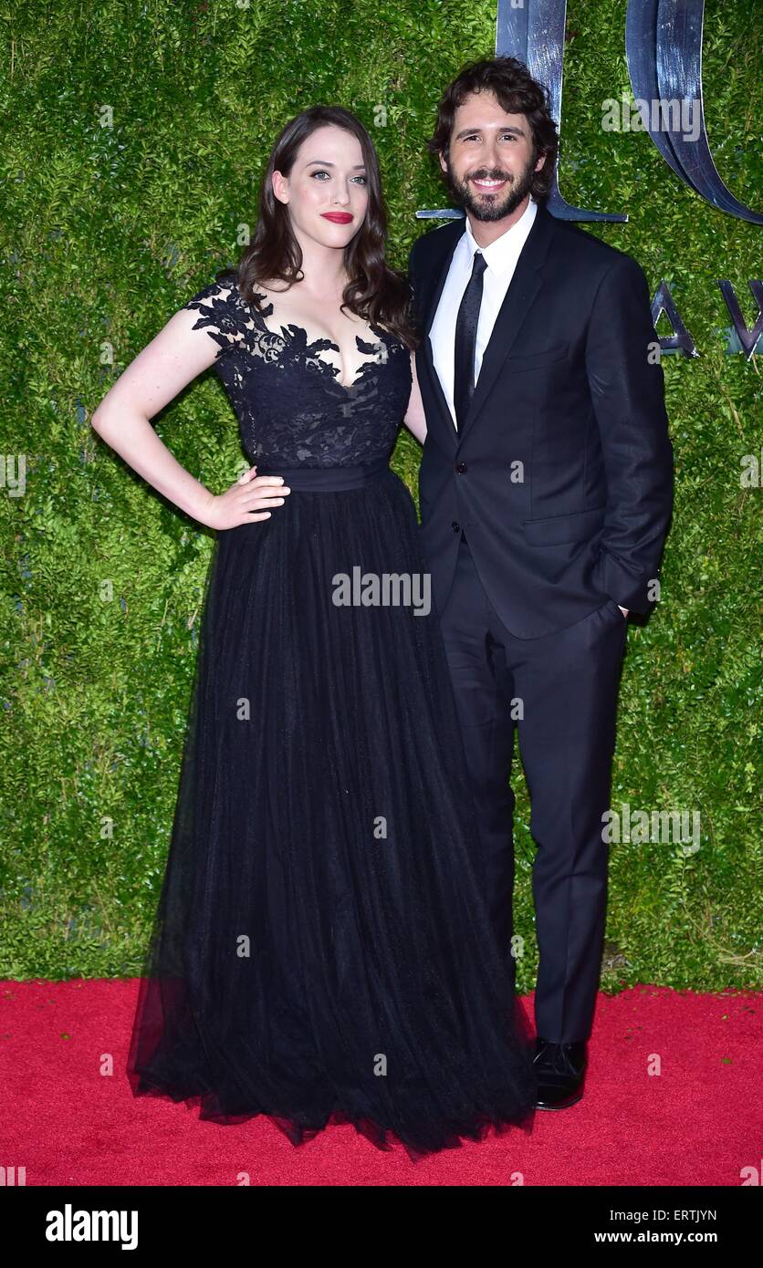 New York, NY, USA. 7th June, 2015. Kat Dennings, Josh Groban at ...