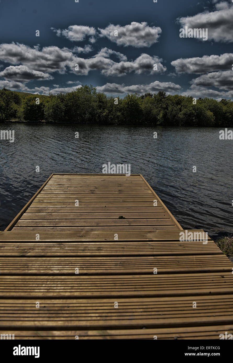 Fishing Lake Pond Jetty High Resolution Stock Photography and Images ...