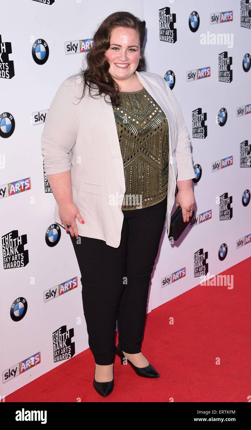 London, UK. 7th June, 2015. Jessica Gunning at The Sky Arts Awards at ...