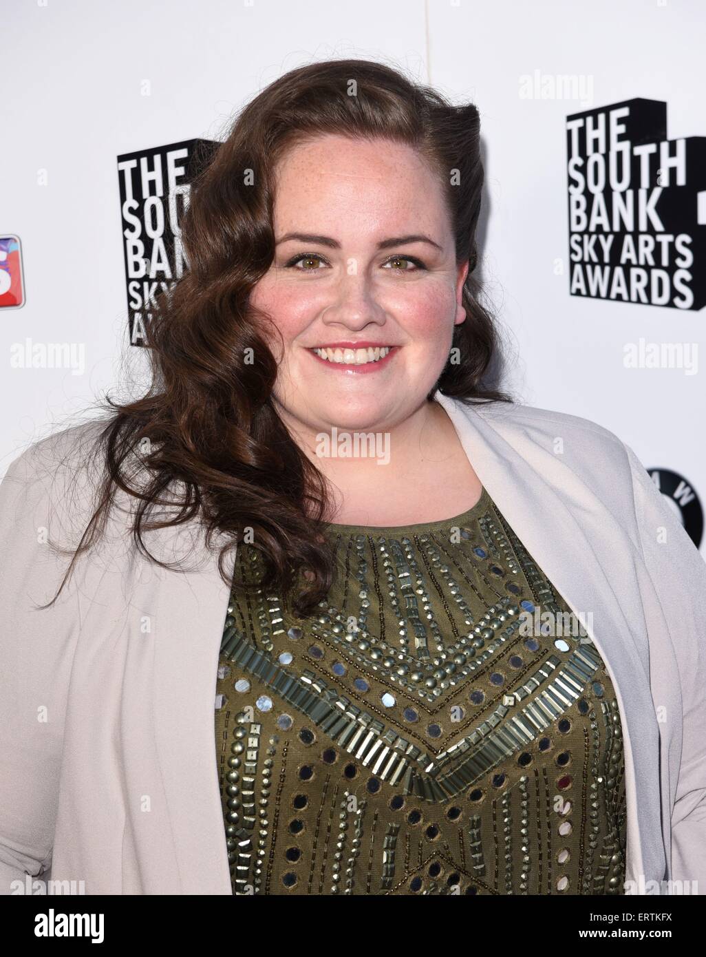 London, UK. 7th June, 2015. Jessica Gunning at The Sky Arts Awards at ...