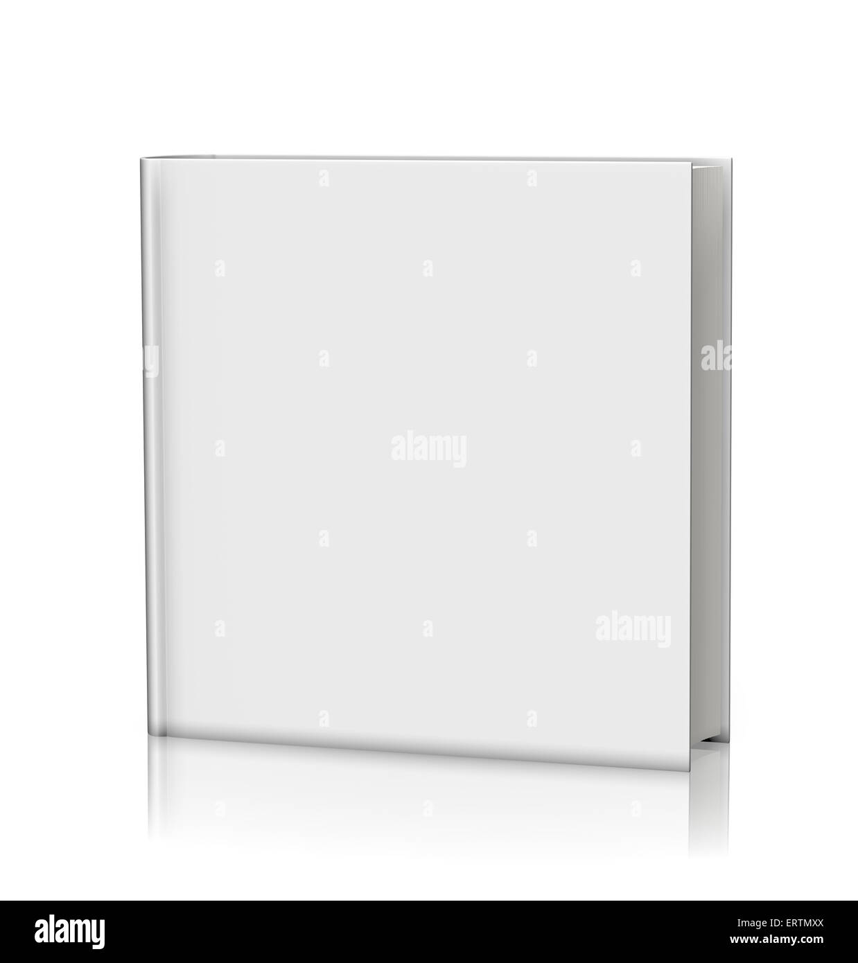 Blank white book hardcover - isolated on white background Stock Photo ...