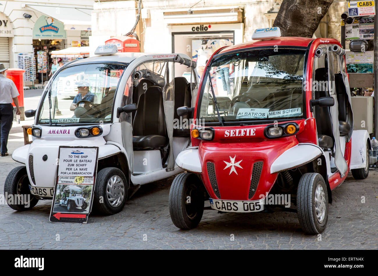 Malta electric taxi hi-res stock photography and images - Alamy
