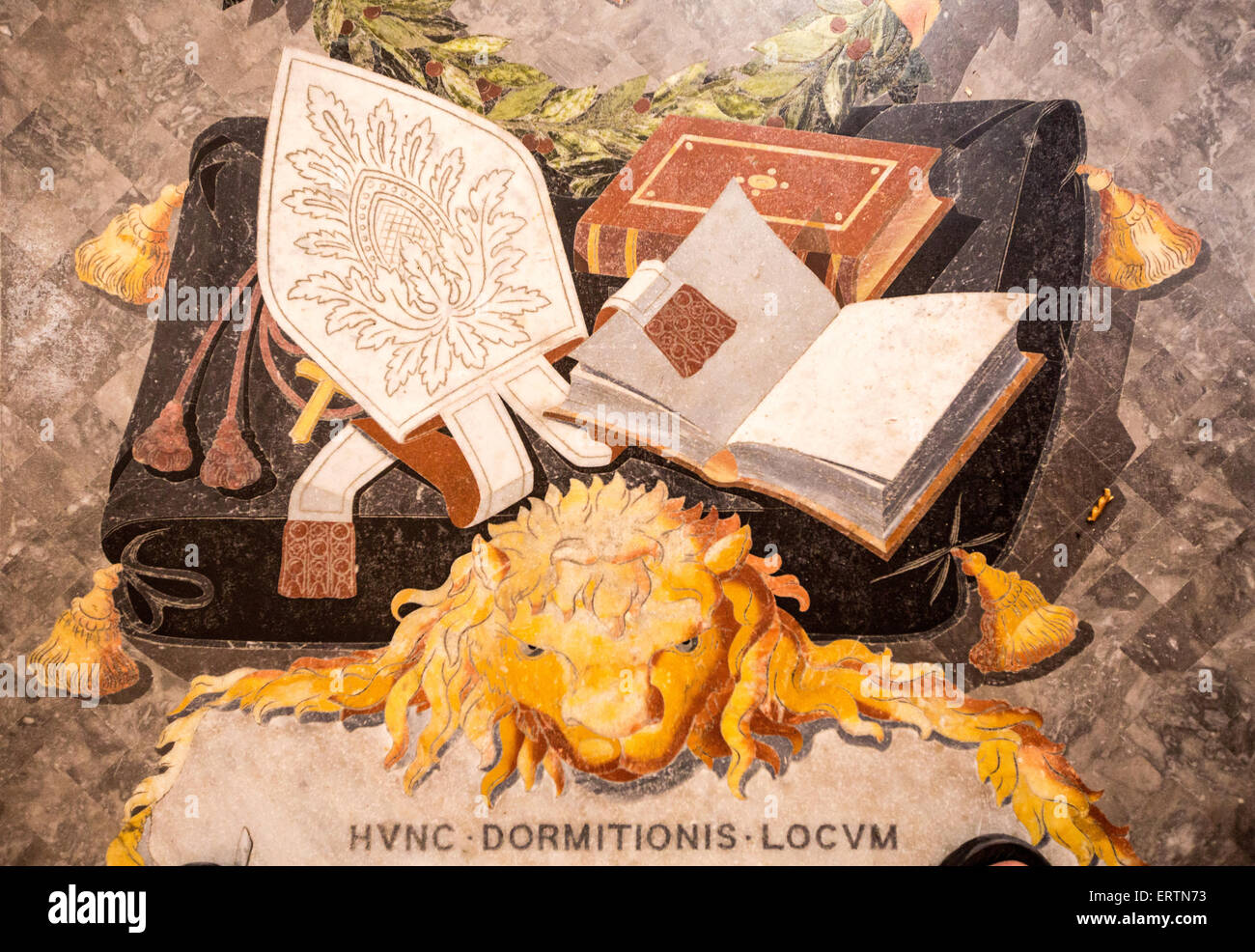 Biblical Tombstone St Pauls Cathedral in Mdina Malta Stock Photo - Alamy