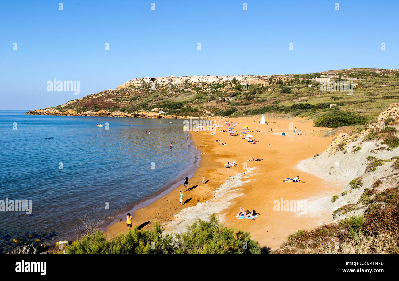 Ramla bay gozo malta hi-res stock photography and images - Alamy