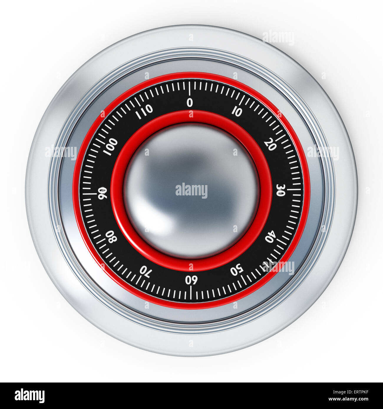 Safe dial isolated on white background Stock Photo - Alamy